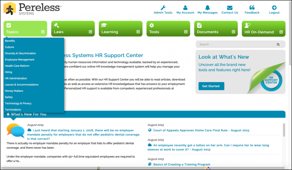 HRsupport | Pereless Systems